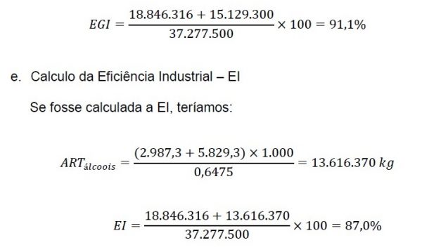 RESUMO DAS FÓRMULAS DE RENDIMENTOS E EFICIÊNCIA UTILIZADAS NA INDÚSTRIA ...